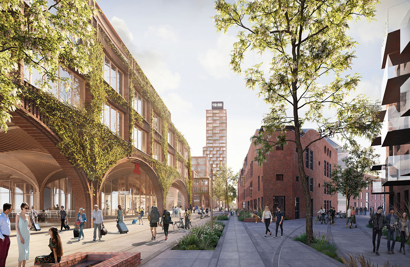 Regnvands­lange tværs gennem Den Sorte Firkant | Magasinet KBH