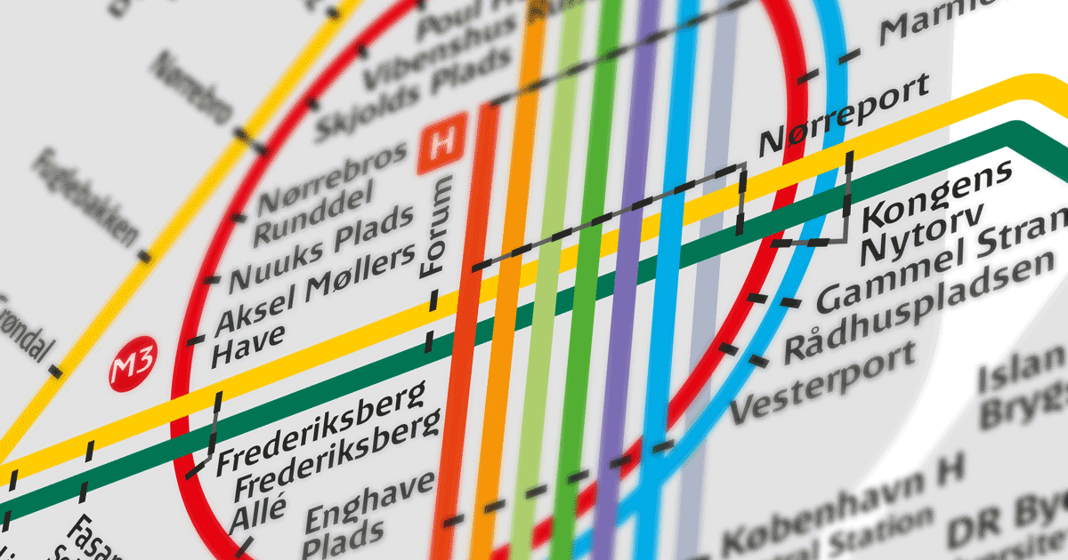 Nyt linjekort for metro og S-tog skuffer kendere, der har egne bud ...