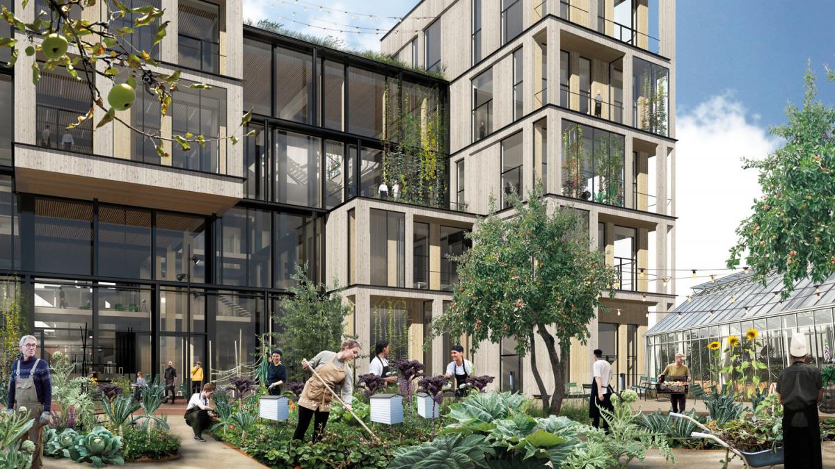 Snart kan du bo på den nye Hotel- og Restaurantskole i Valby ...