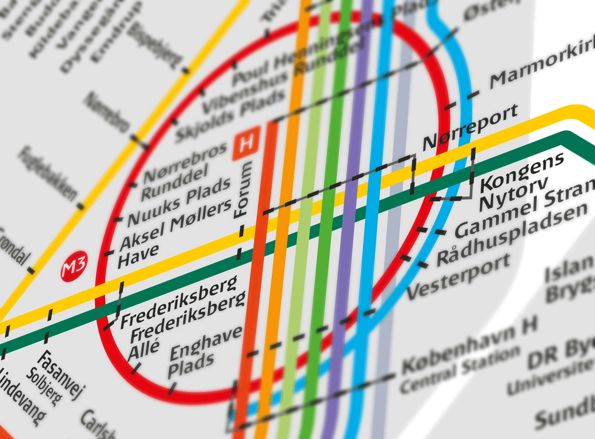 Nyt linjekort for metro og S-tog skuffer kendere, der har egne bud ...