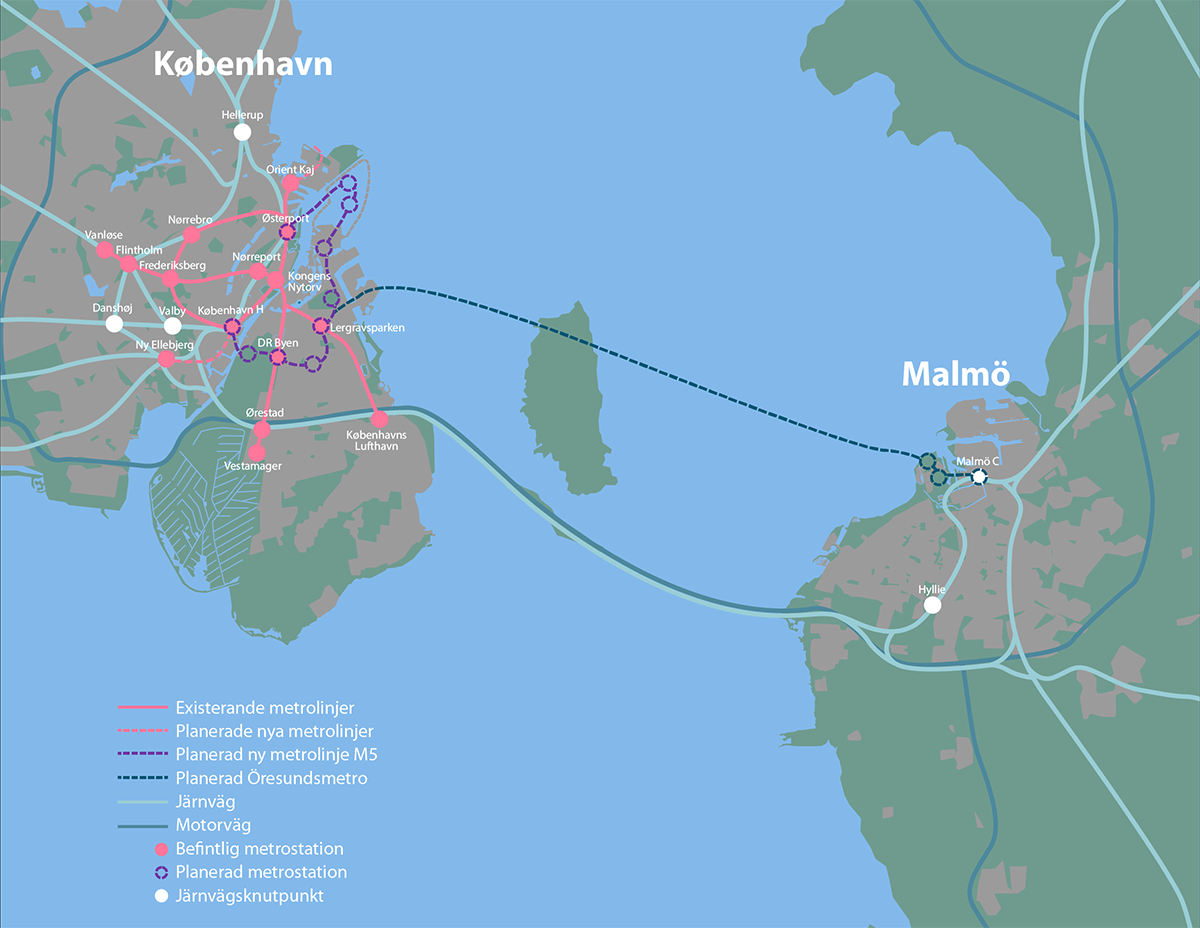 Svenskerne vil have metro fra København til Malmø | Magasinet KBH